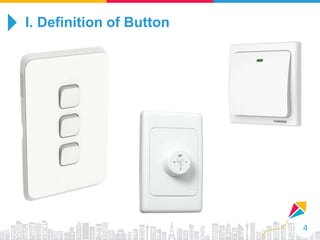Basic types of buttons in user interfaces | PPTX