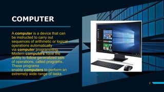 Basic types of computer | PPTX | Computing | Technology & Computing