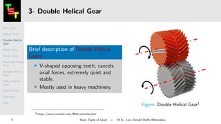 Basic Types of Gears - A Short Overview | PDF