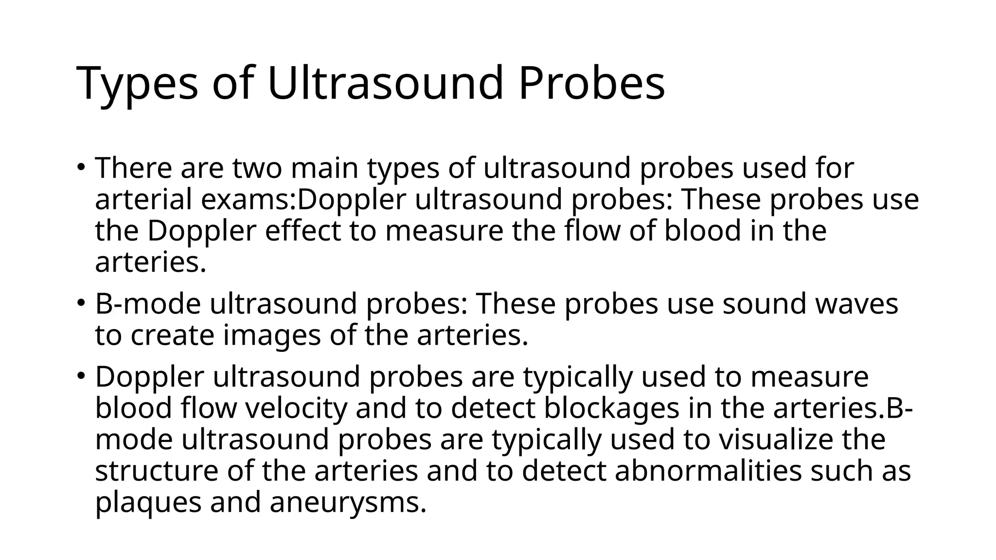 Basic Ultrasound of Arterial System.pptx