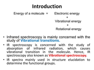 Basic understanding of Infrared Spectroscopy | PPTX