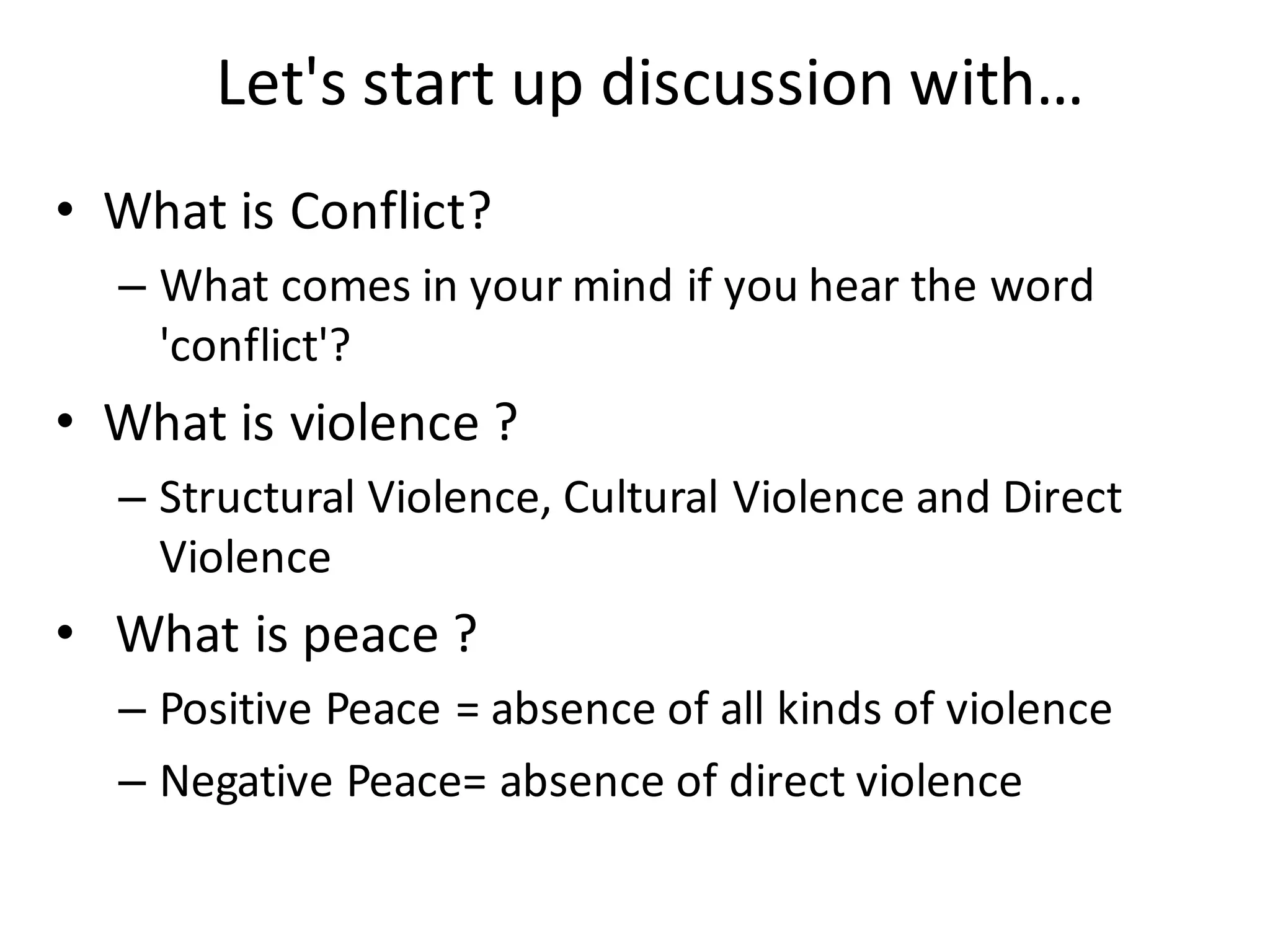 Basic understanding of conflict and conflict management | PDF