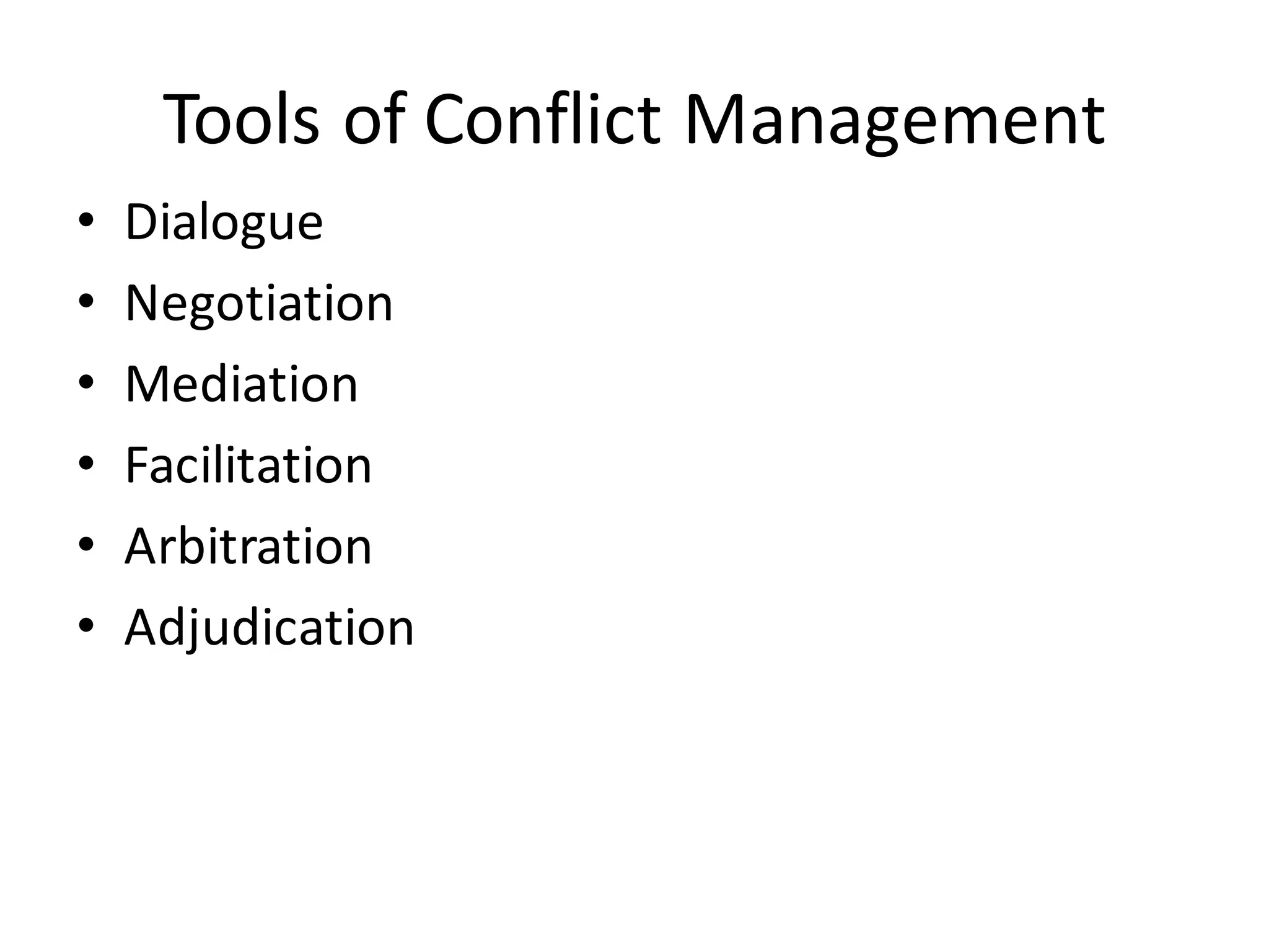 Basic understanding of conflict and conflict management | PDF