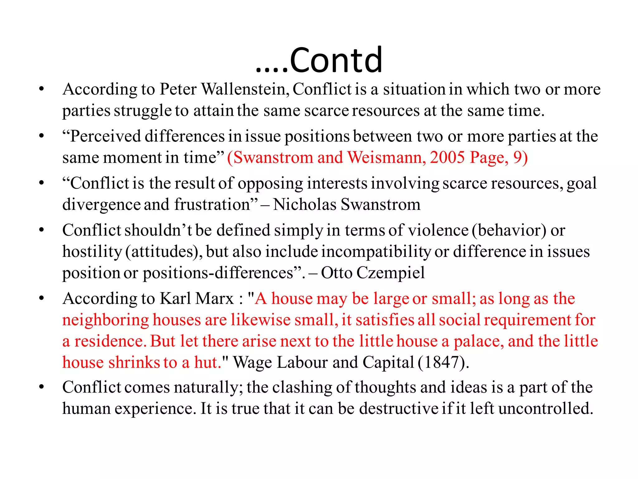 Basic understanding of conflict and conflict management | PDF