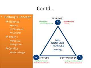 Basic understanding of conflict and conflict management | PDF | War and ...