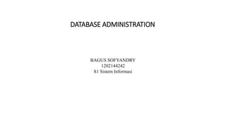 Basic understanding of database ( INDONESIAN ) | PPT