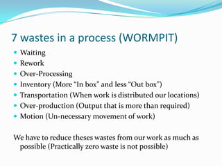 Basic understanding of lean six sigma approach for improvement | PPTX