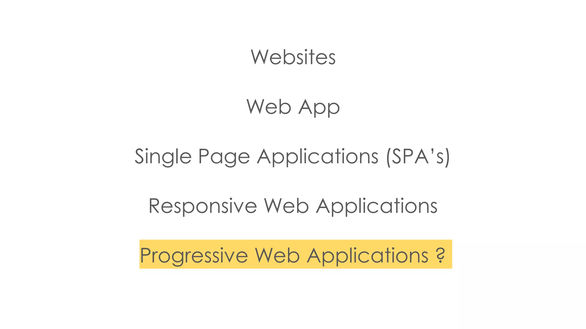 Basic Understanding of Progressive Web Apps | PPTX