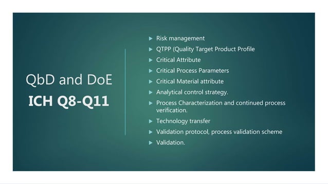 Basic understanding on QbD. | PPT