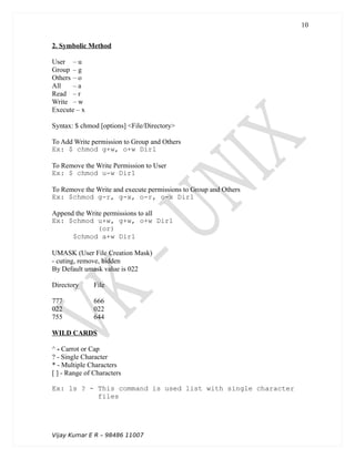 Basic unix commands | PDF