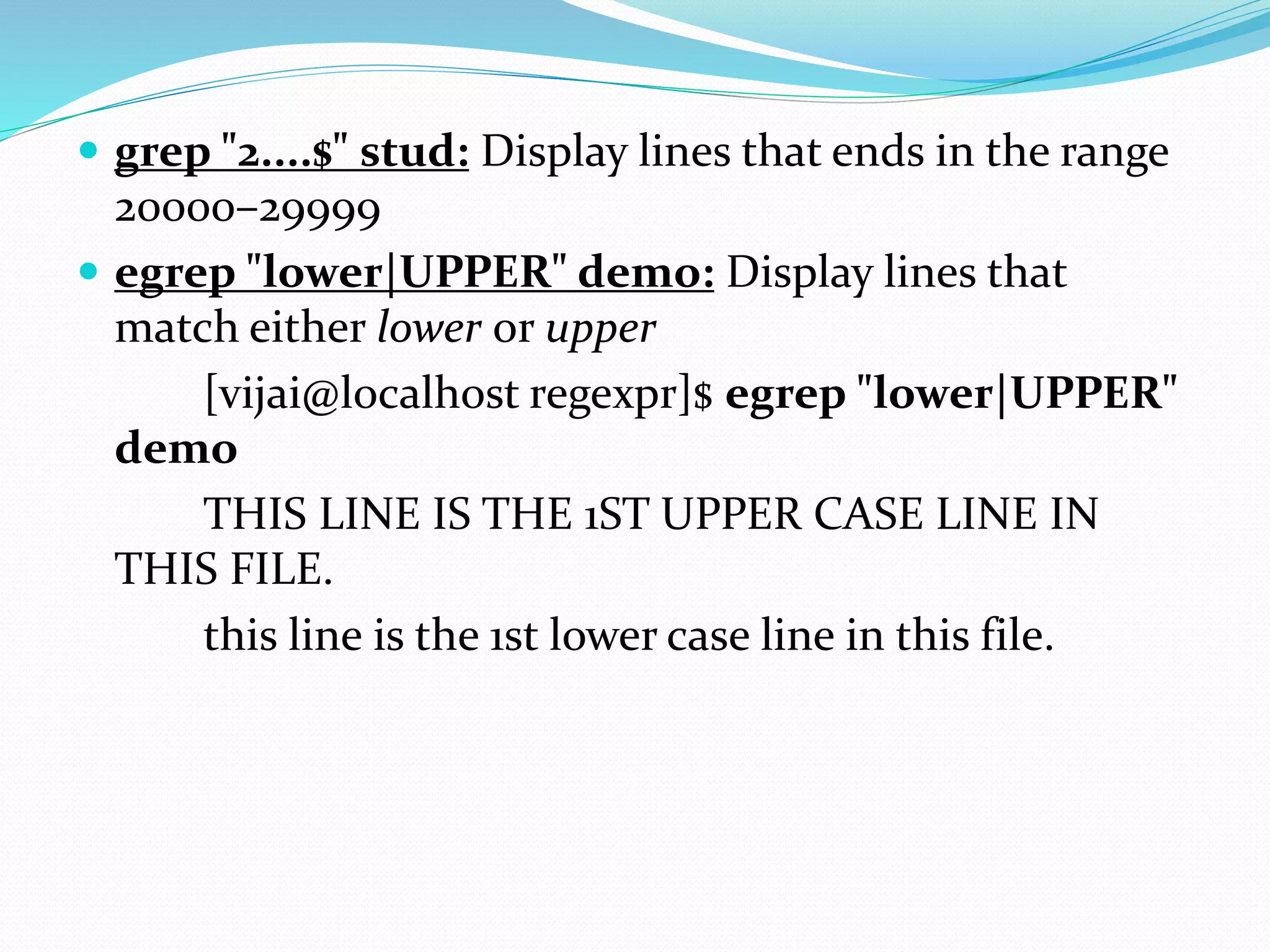 Basic unix commands | PPTX