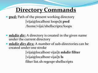 Basic unix commands | PPTX