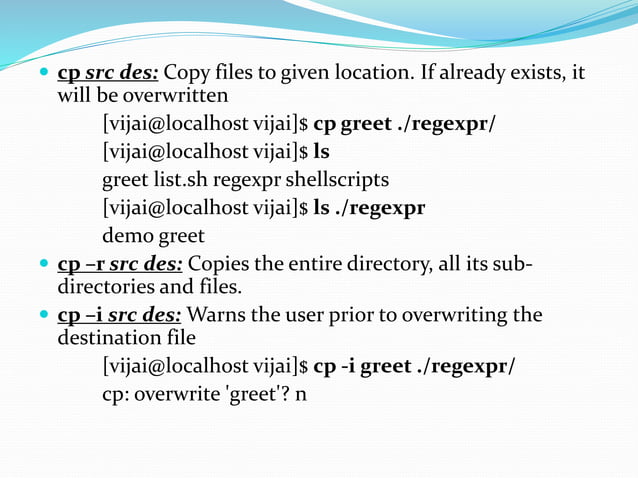 Basic unix commands | PPTX