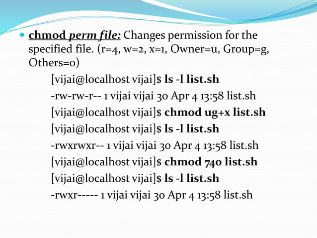 Basic unix commands | PPTX