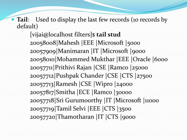 Basic unix commands | PPTX