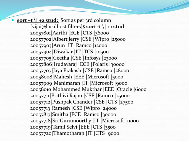 Basic unix commands | PPTX