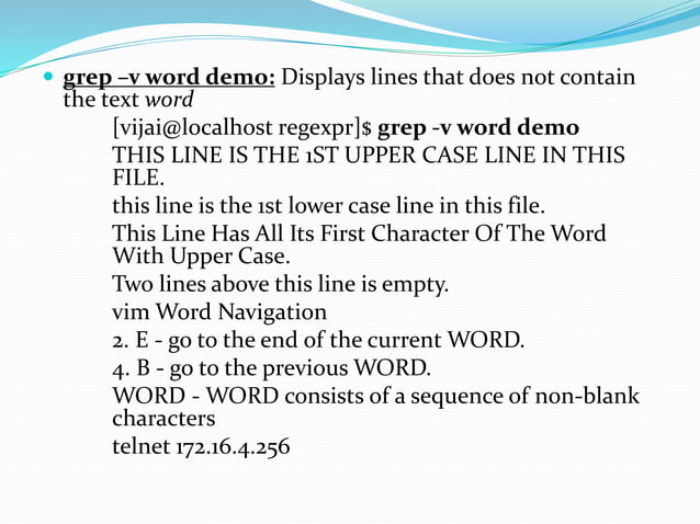 Basic unix commands | PPTX