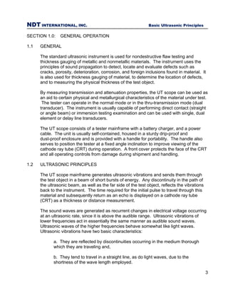 Basic ut principles | PDF