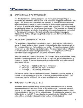 Basic ut principles | PDF