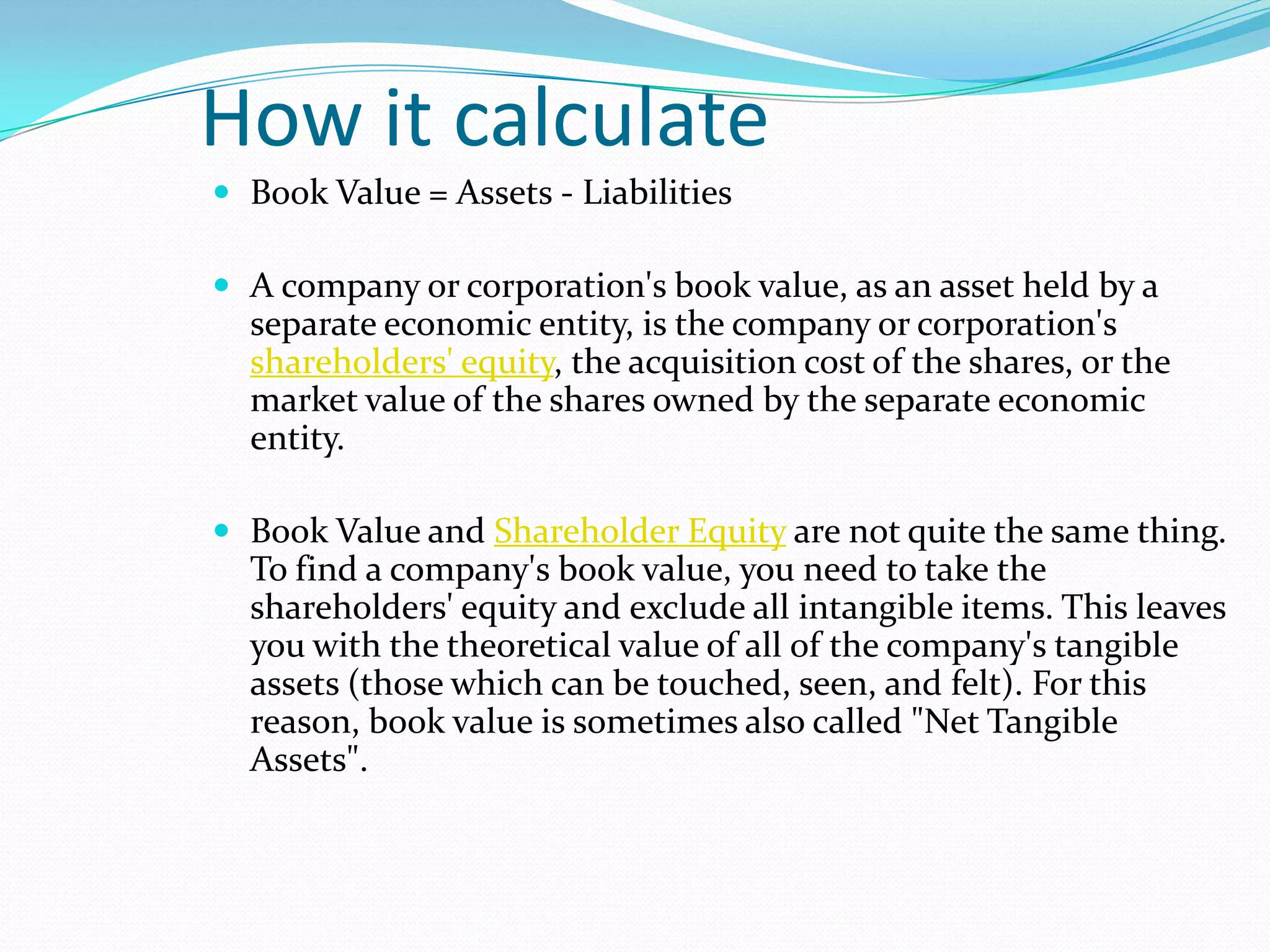 Basic valuation concept final | PPTX