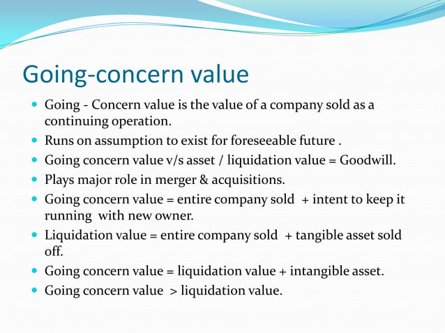 Basic valuation concept final | PPTX