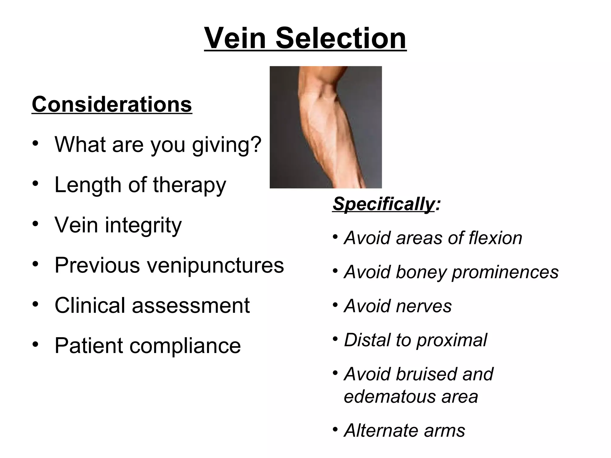 Basic Vascular Access Ice Ppt Presentation.Ppt2