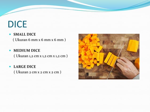 Basic vegetables cutting method | PPTX