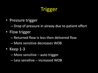 Basic ventilatory parameters | PPTX
