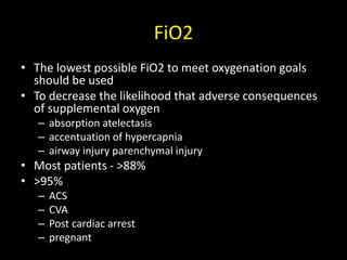 Basic ventilatory parameters | PPTX