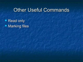 Basic vi commands | PPT