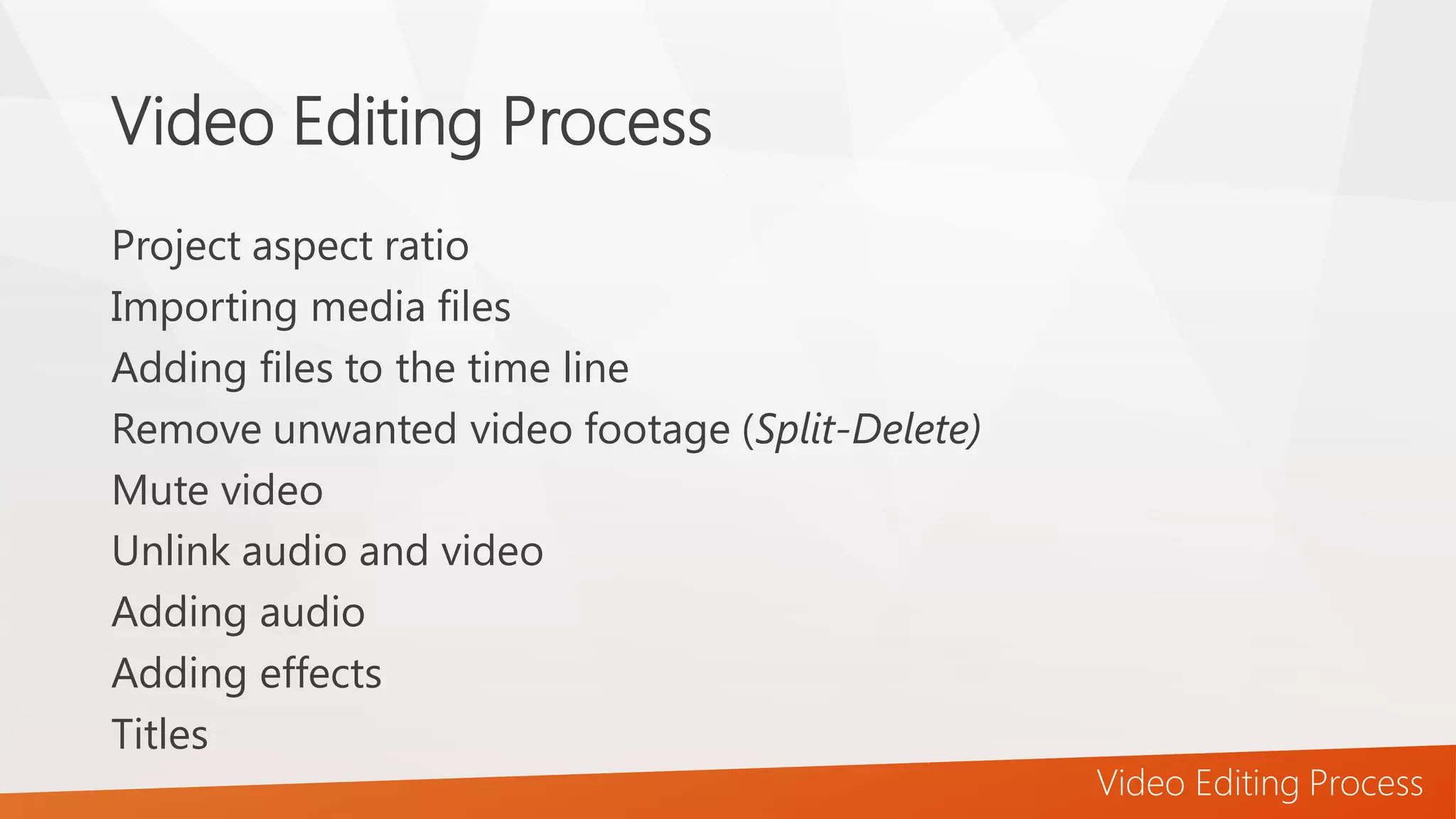 Basic Video Editing Training for Beginners | PDF
