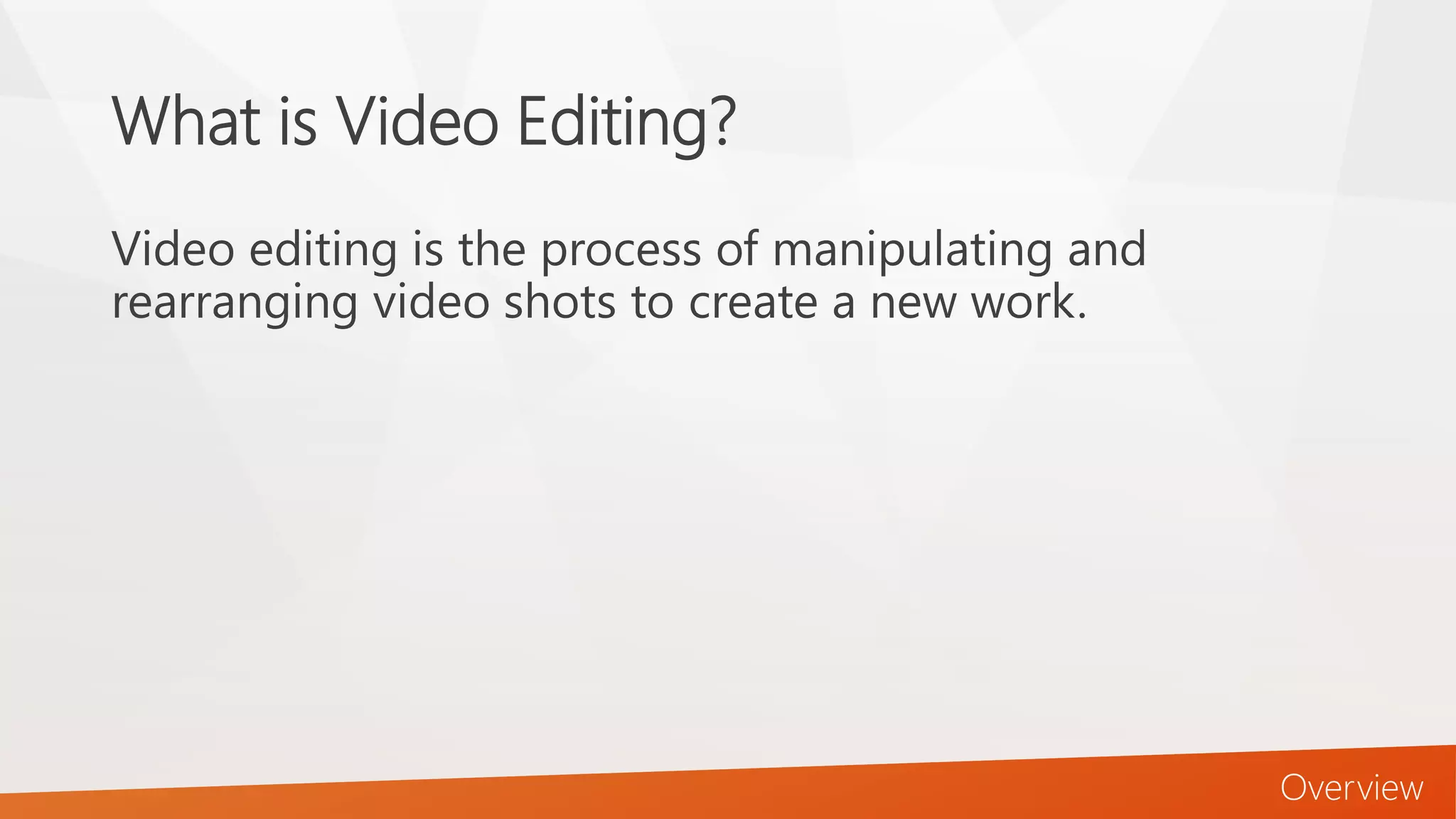 Basic Video Editing Training for Beginners | PDF