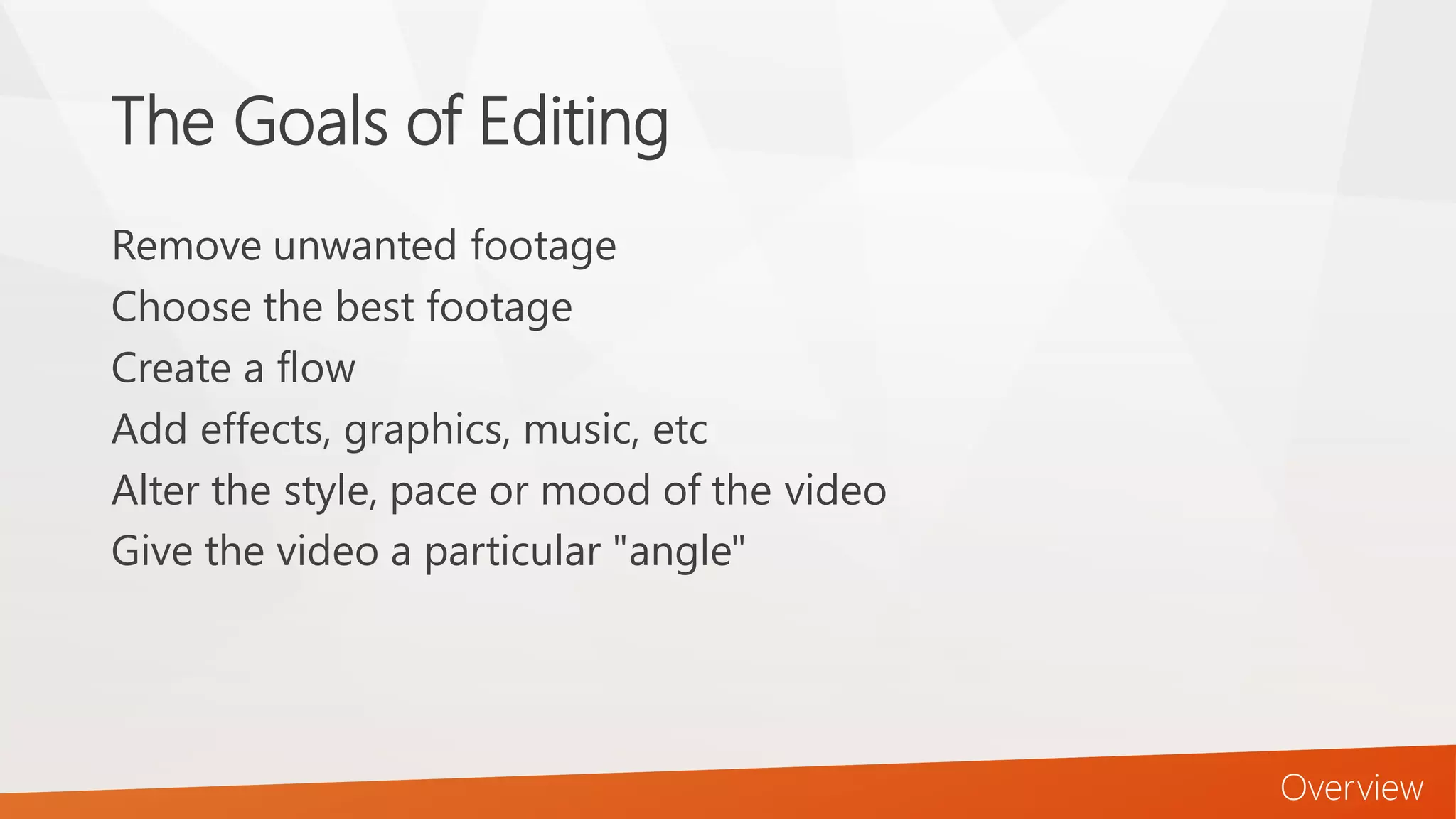 Basic Video Editing Training for Beginners | PDF