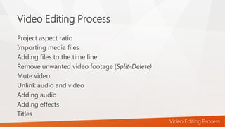 Basic Video Editing Training for Beginners | PDF