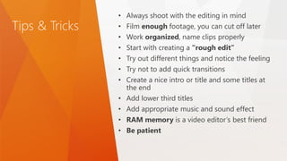 Basic Video Editing Training for Beginners | PDF