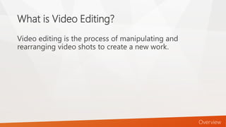 Basic Video Editing Training for Beginners | PDF
