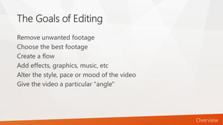 Basic Video Editing Training for Beginners | PDF