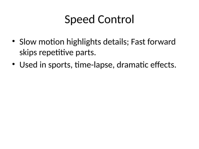 Presentation on basic video editing techniques | PPTX