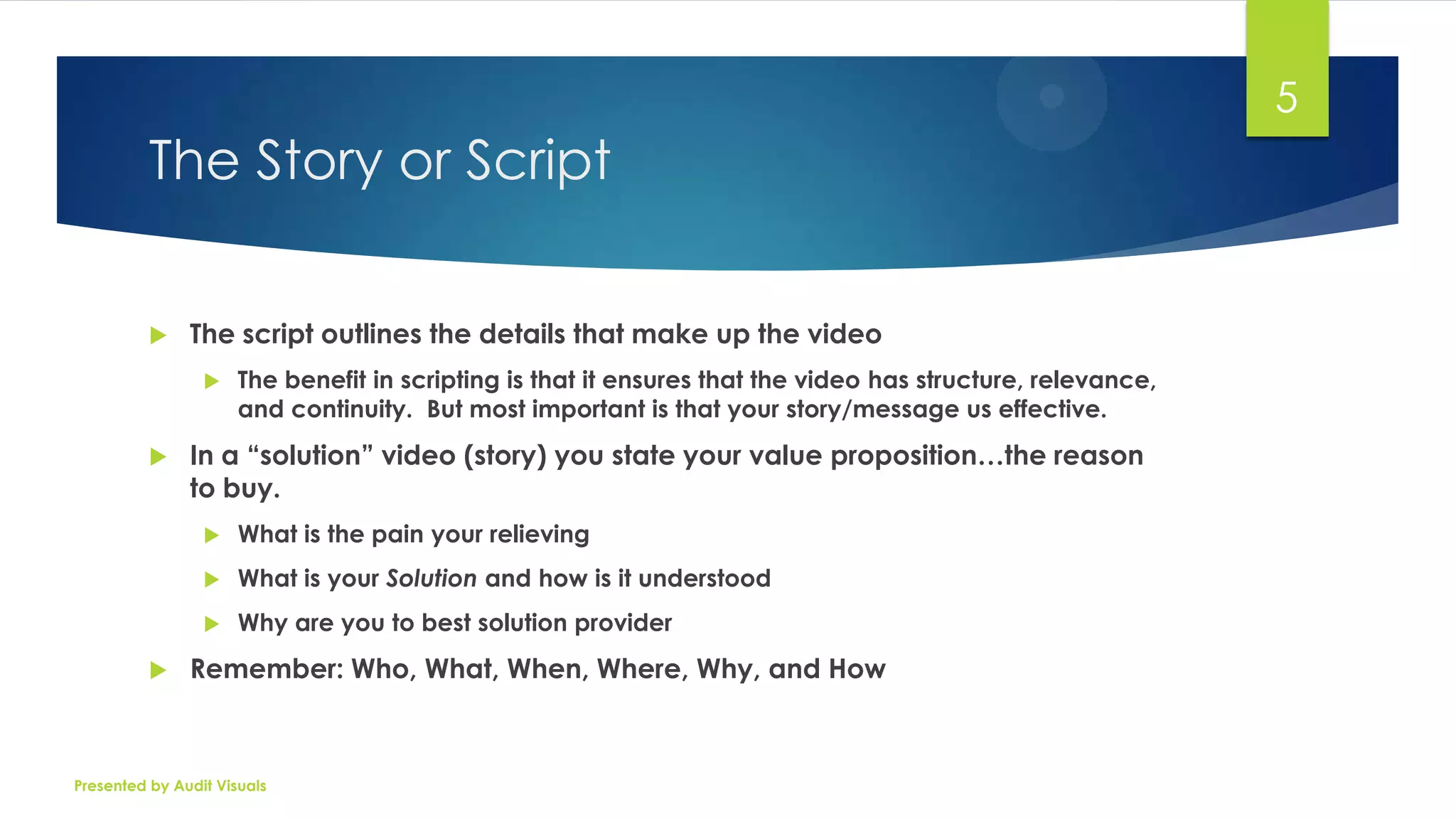 Basic video production | PPTX