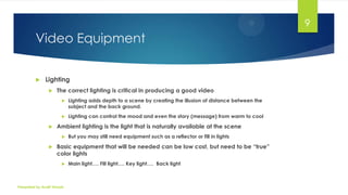 Basic video production | PPT
