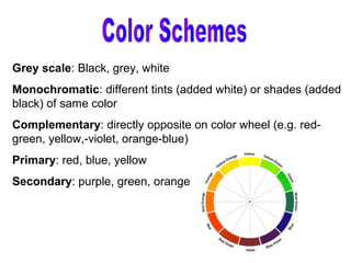 Basic visual design principles | PPT