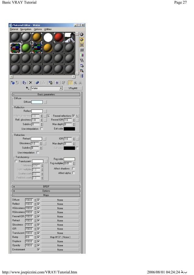 Basic vray tutorial | PDF