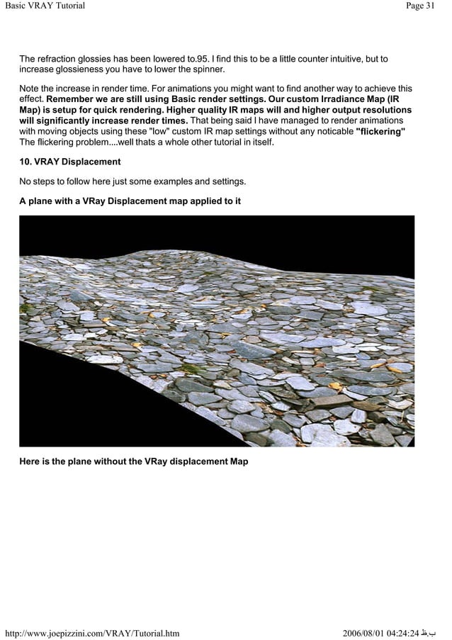 Basic vray tutorial | PDF