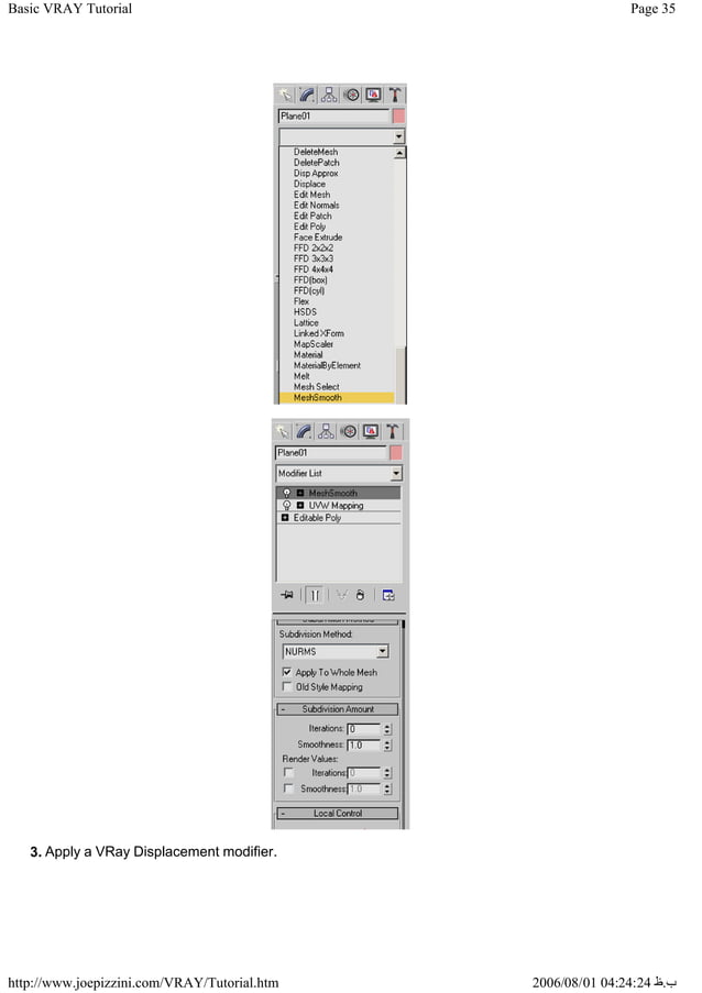Basic vray tutorial | PDF