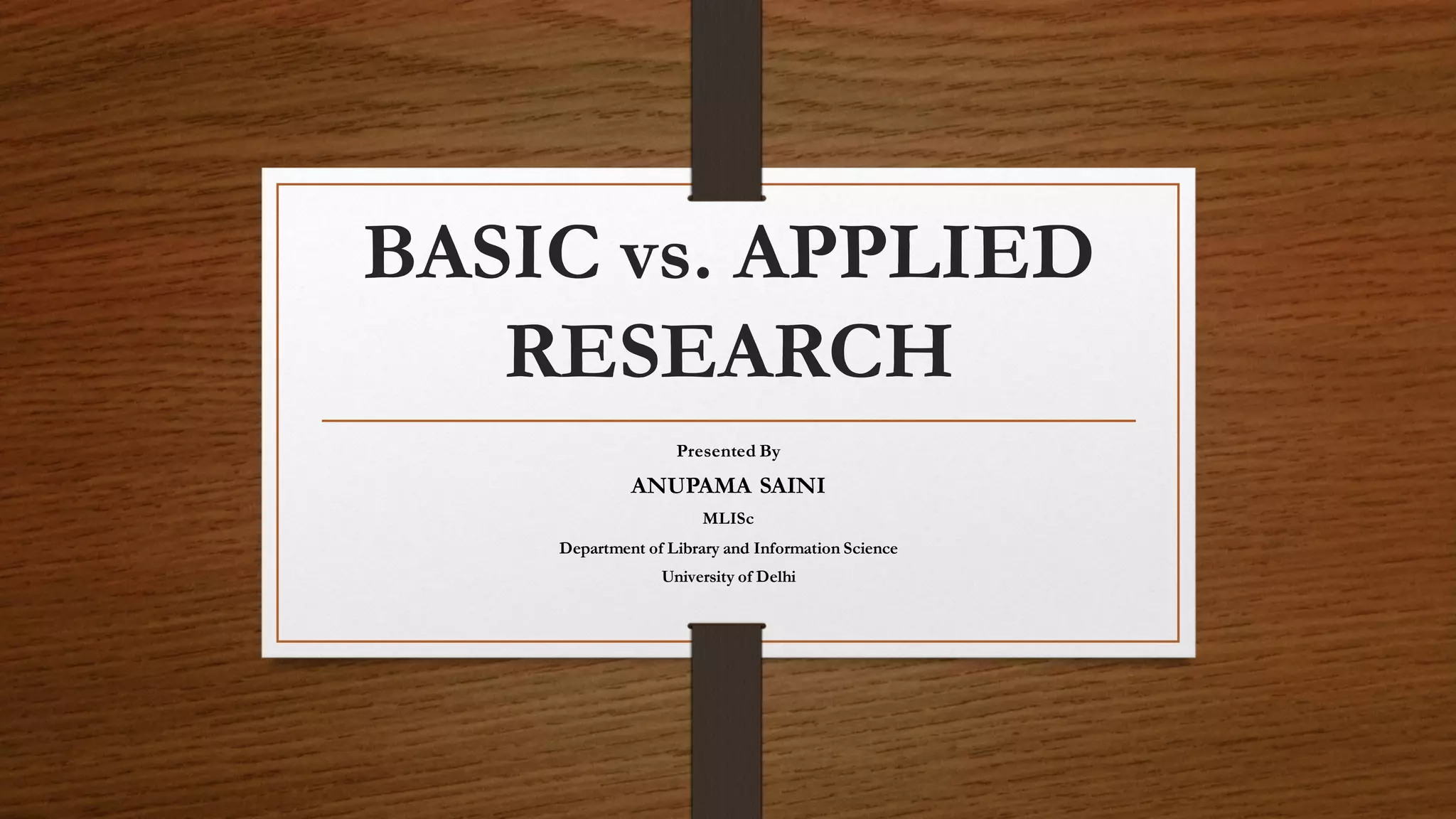 Basic vs Applied Research | PDF | Undergraduate Education | College ...