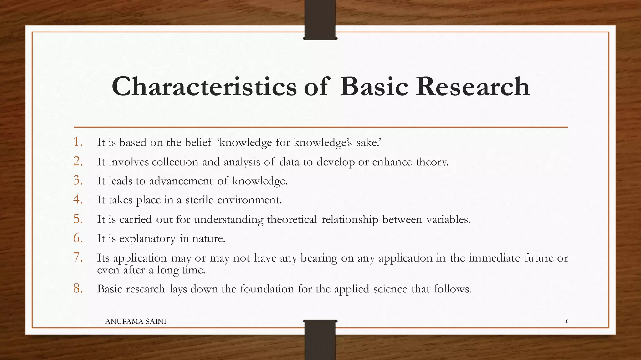 Basic vs Applied Research | PDF