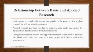 Basic vs Applied Research | PDF