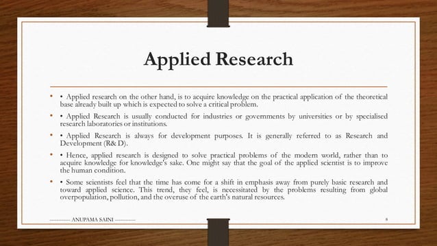Basic vs Applied Research | PDF | Undergraduate Education | College ...