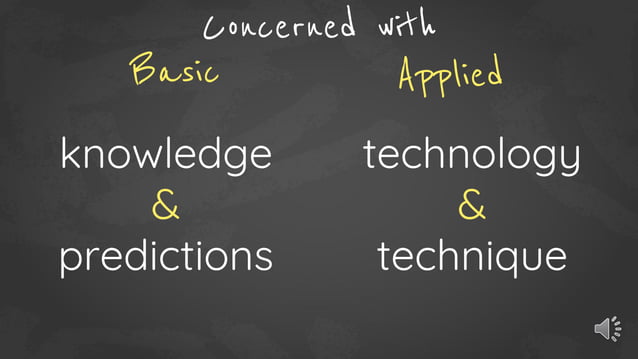 Basic vs Applied Research | PDF