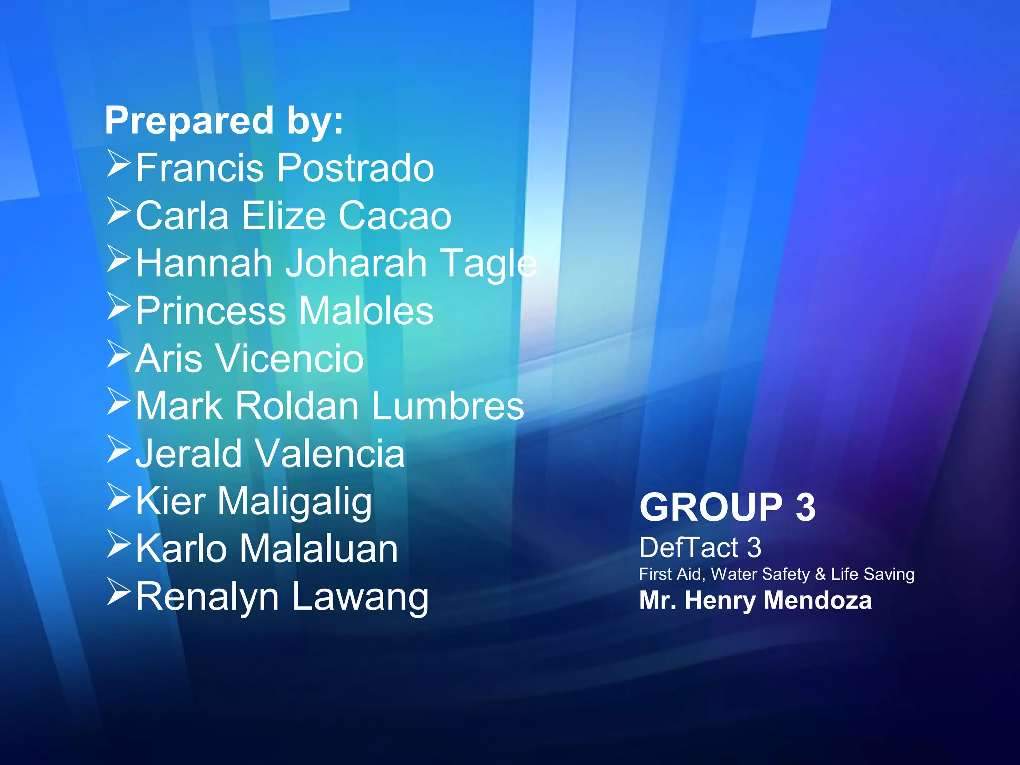 Basic water safety tips | PPT